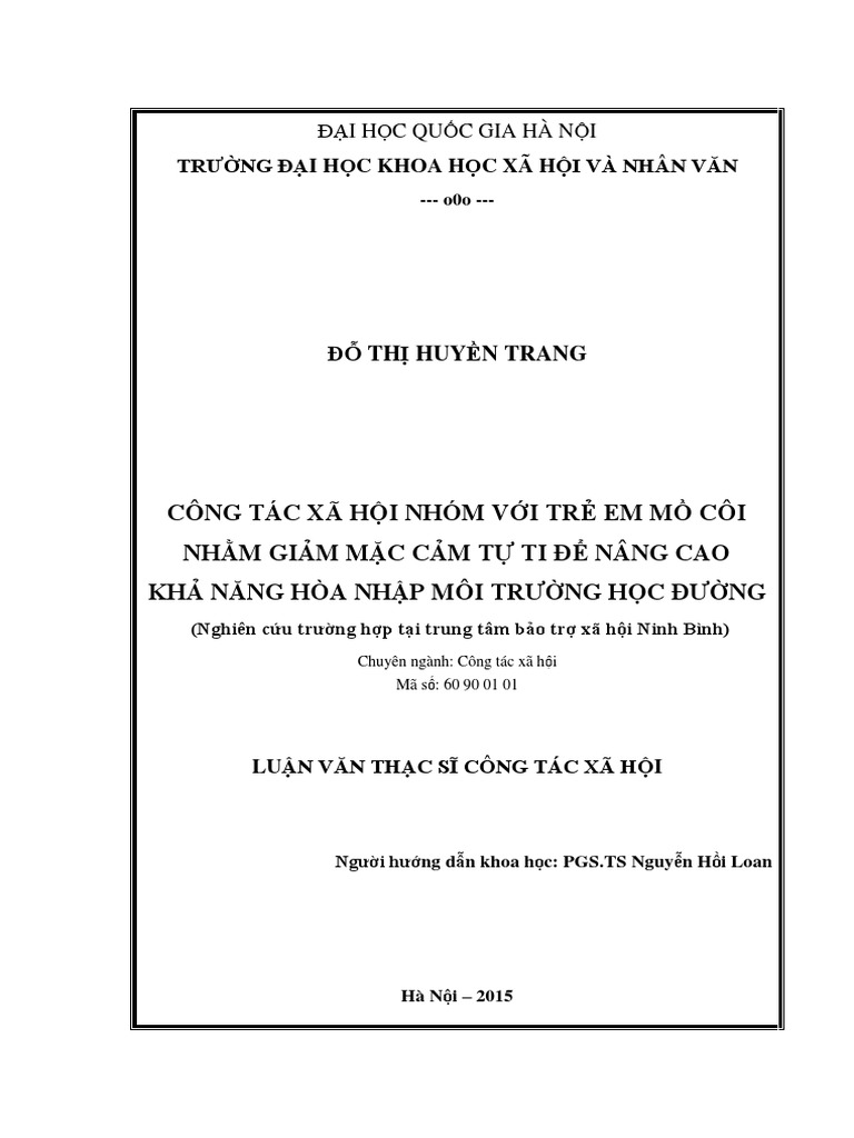 CTXH trẻ mồ côi | PDF