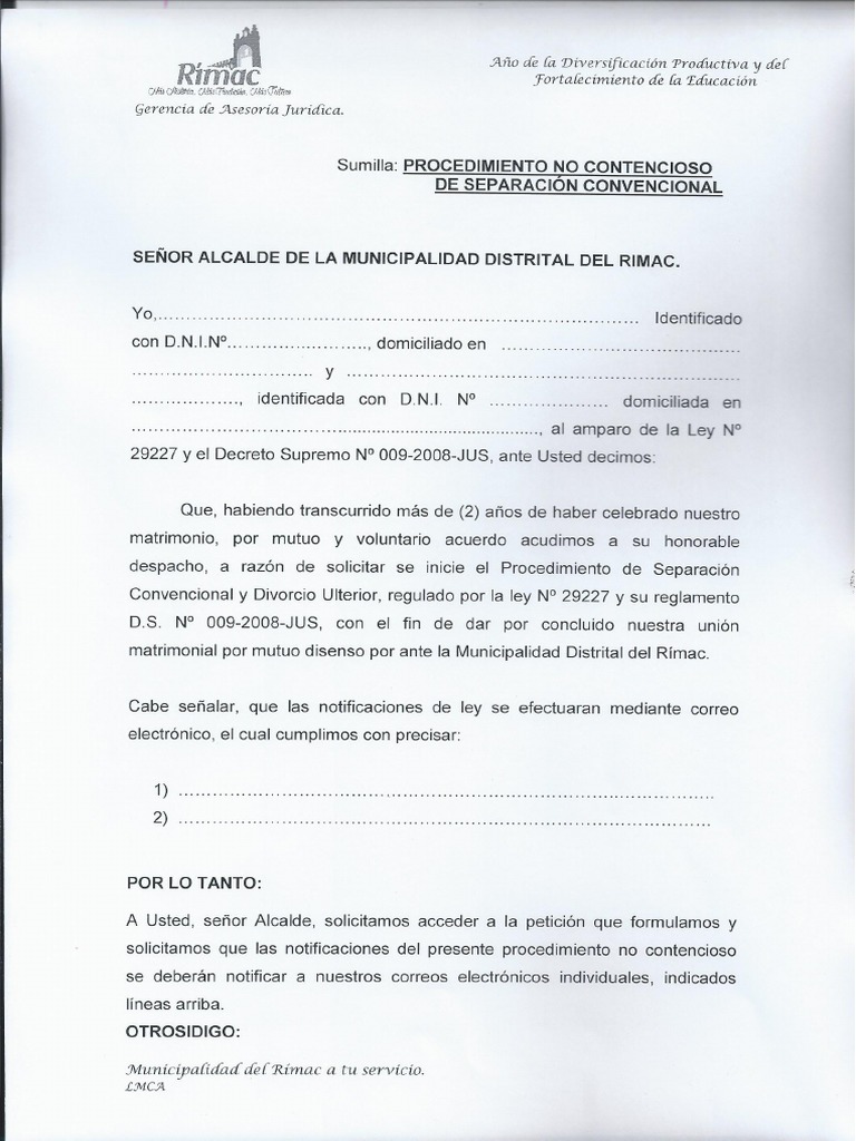 Solicitud Alcalde Municipal | PDF