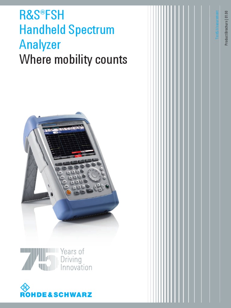 Datasheet Rohde Et Schwarz FSH8 Spectrum Analyzier | PDF | Hertz ...