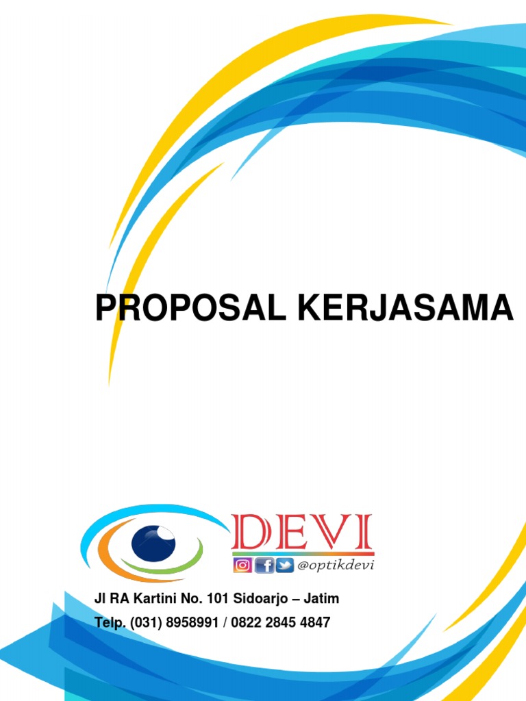 Proposal Kerjasama Optik Devi Untuk BSM Mojokerto | PDF | Bisnis