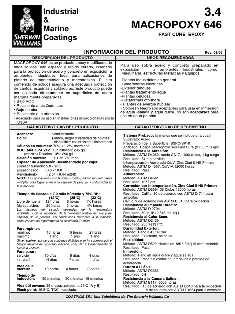 Macropoxy 646 PDF | PDF