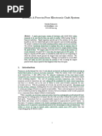 BitCoin White Paper | PDF | Public Key Cryptography | Financial Transaction