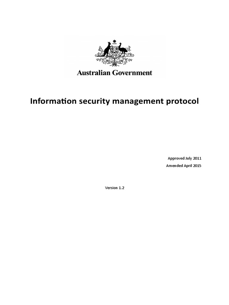 Information Security Management Protocol | PDF | Information Security | Computer Security
