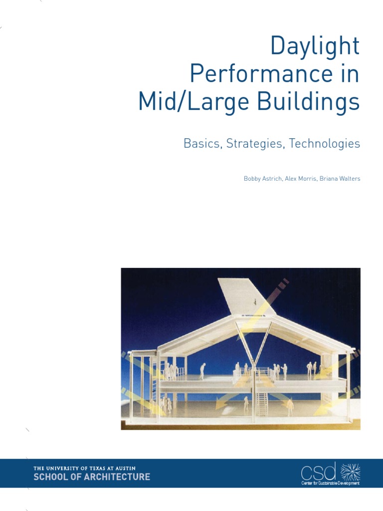 Daylight Performance in Large Buildings | PDF | Lighting | Color