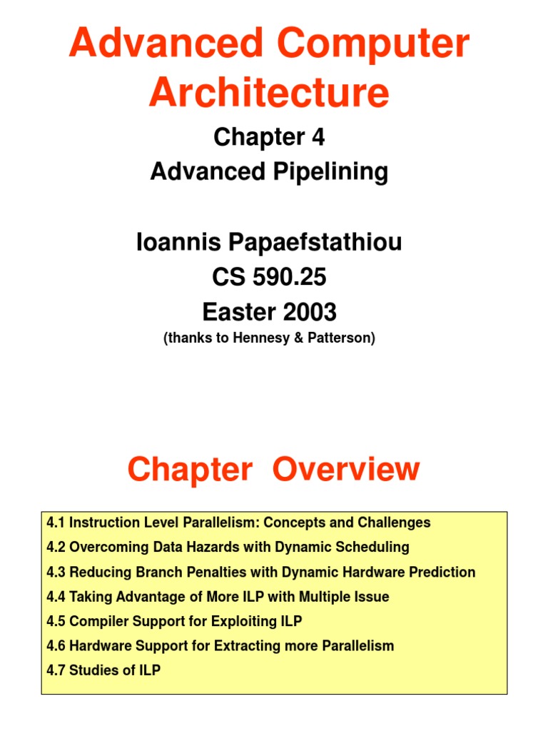 Advanced Computer Architecture | PDF | Digital Electronics | Computer ...