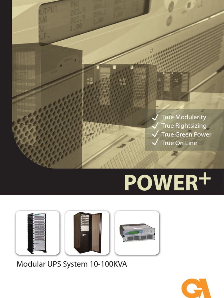 Power+ A Parallel Redundant UPS - Uninterruptible Power Supply | PDF ...