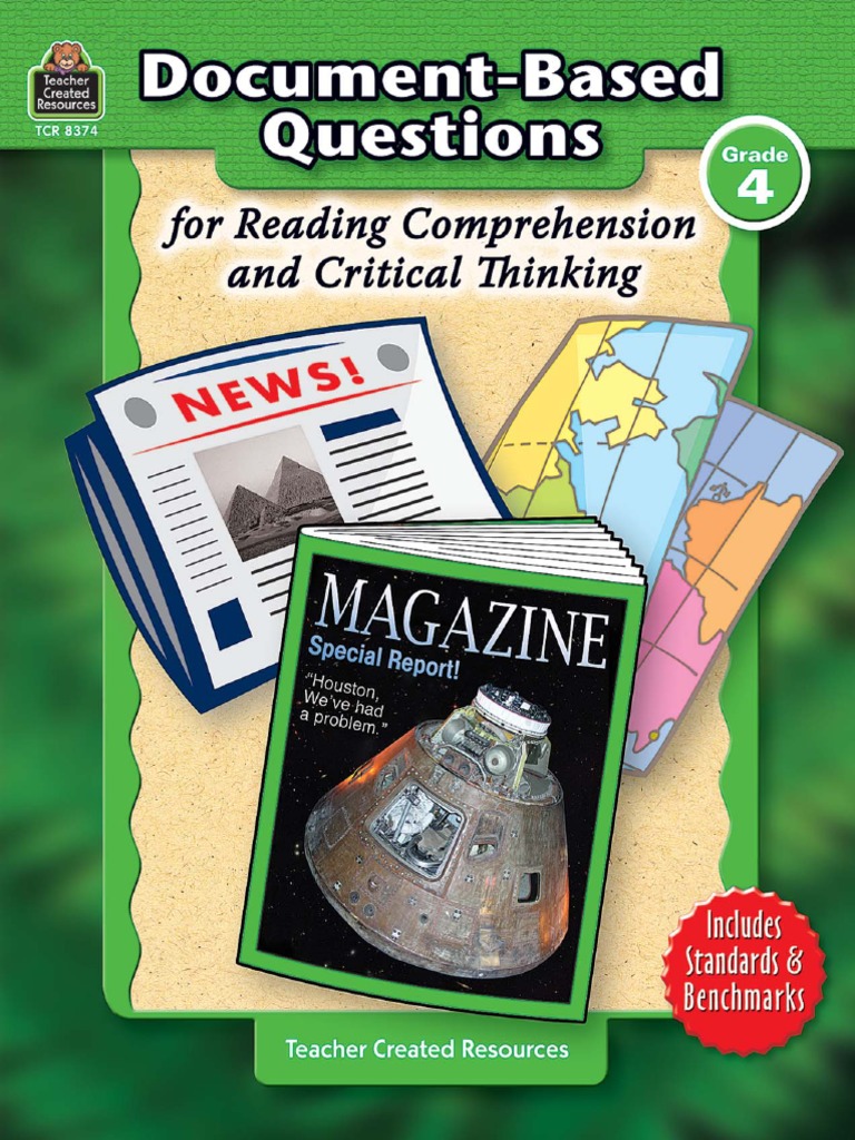 Housel Debra J Document Based Questions For Reading Comprehension And