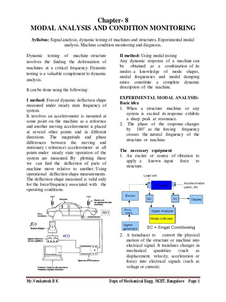 Modal Analysis & Monitoring Guide | PDF | Spectral Density | Digital ...