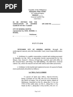 Petition For Cancellation of Encumbrance Under Section 4 Rule 74 of The ...
