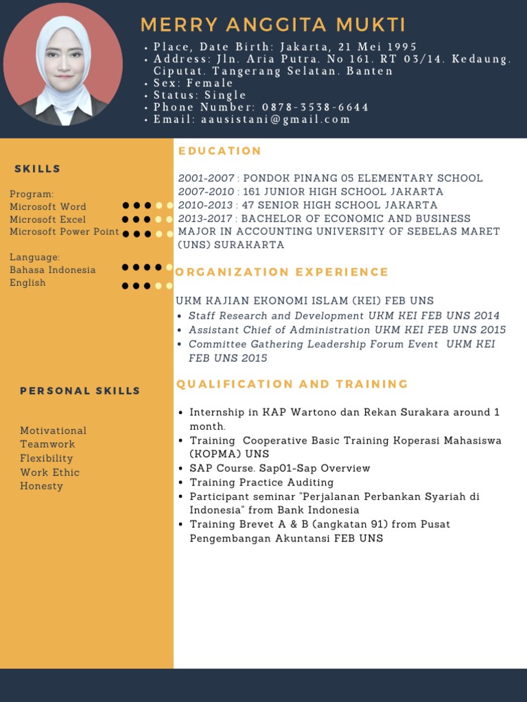 CV - Merry Anggita PDF | PDF