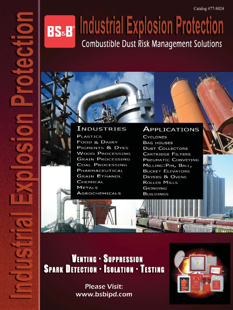 77-8024_Industrial Explosion Protection - BS&B | Explosion | Combustion