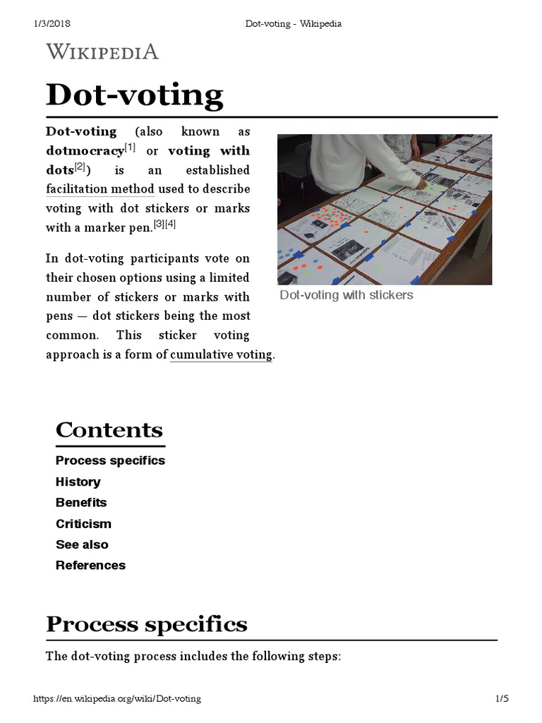 Dot Voting Dotmocracy Dots | PDF | Decision Making | Cognition