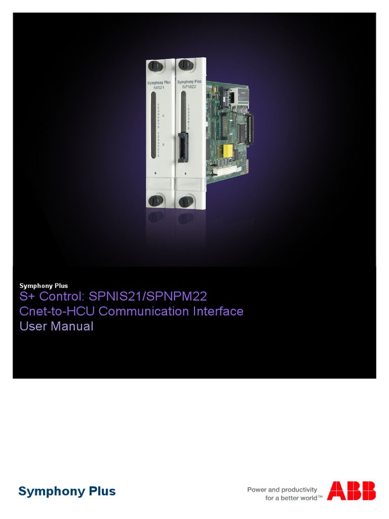 2VAA001455 en S Control SPNIS21 SPNPM22 Cnet-To-HCU Communication Modules | Download Free PDF ...