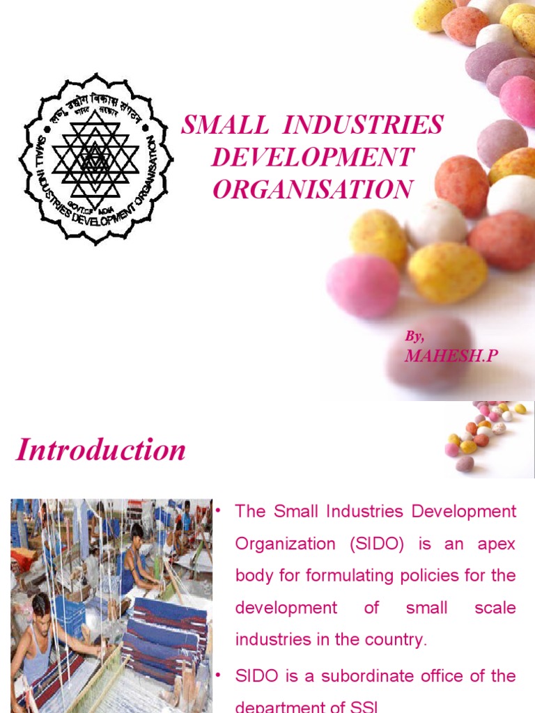 Small Industries Development Organisation:, Mahesh.P | Download Free ...