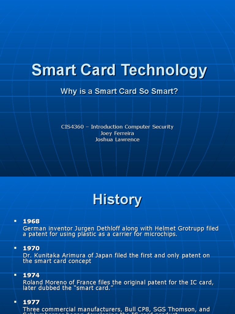 Smart Card Technology | PDF | Smart Card | Personal Identification Number