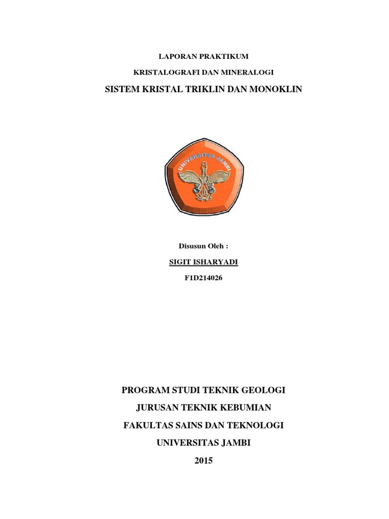 Triklin Dan Monoklin | PDF