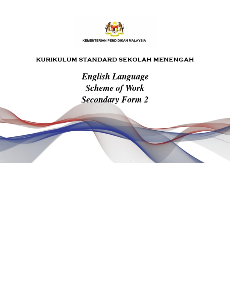 Secondary Scheme of Work Form 2 | PDF | Curriculum | Lesson