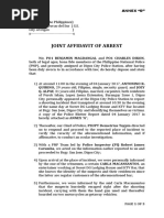 Affidavit of Arrest | PDF | Affidavit | Law Enforcement