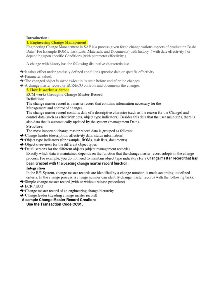 Engineering Change Management:: Structure | PDF | Data | Function (Mathematics)