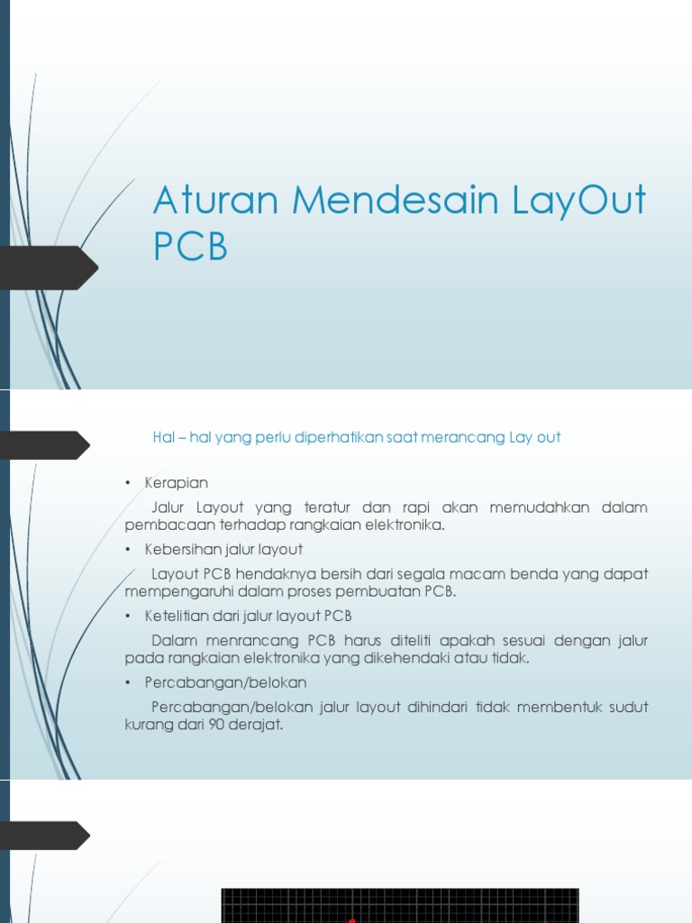 Aturan Mendesain Lay Out PCB | PDF