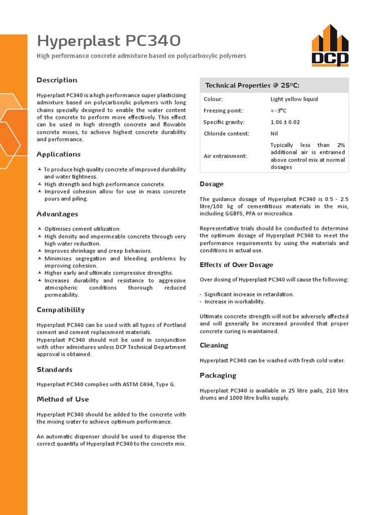 Hyperplast PC340-03.09.2014 | PDF | Concrete | Building