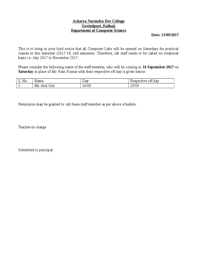 Replacement Duty | PDF