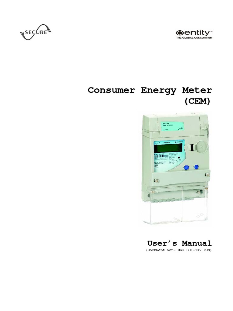 Secure TVM Bgx501 147 r04 | PDF | Ac Power | Kilowatt Hour