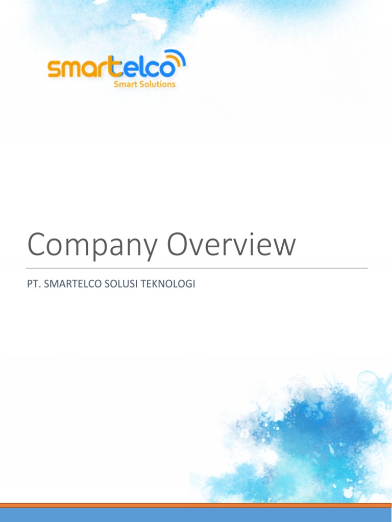 Company Profile Smartelco Smart Solution | PDF | Business Intelligence ...