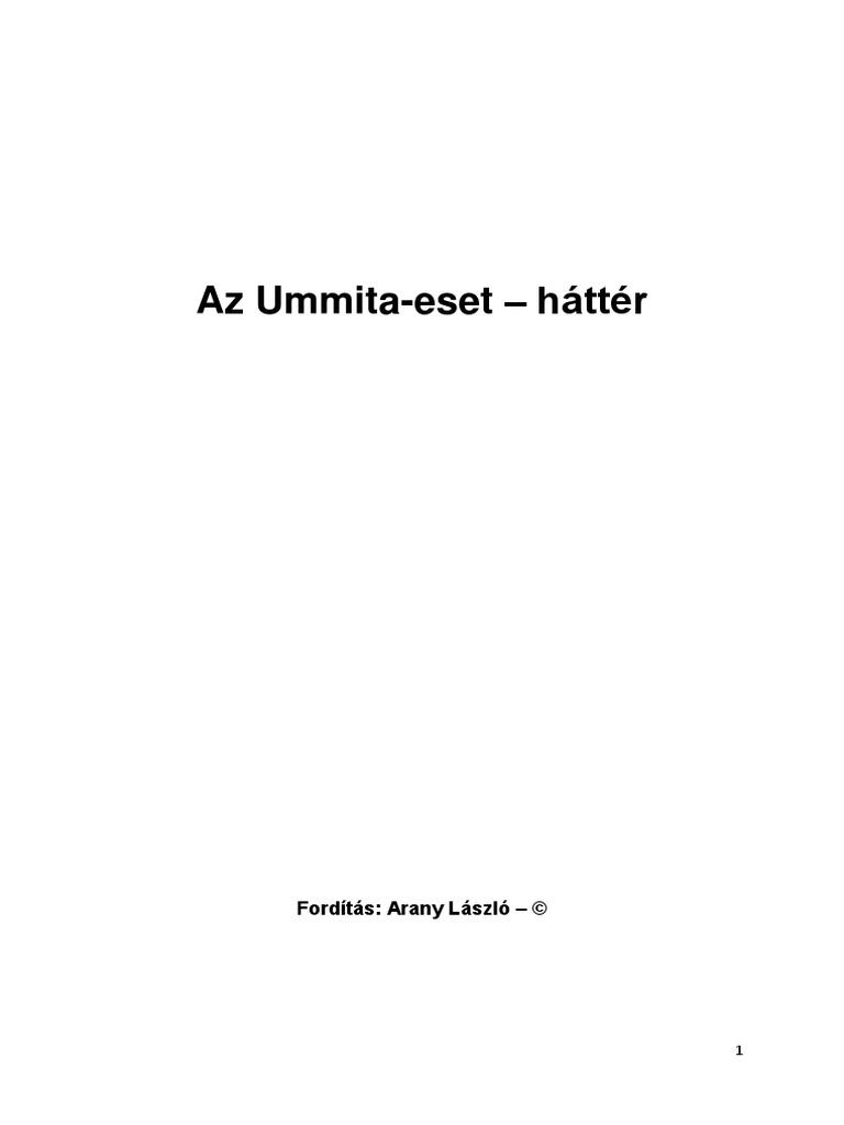 Az Ummita-Case Background PDF | PDF