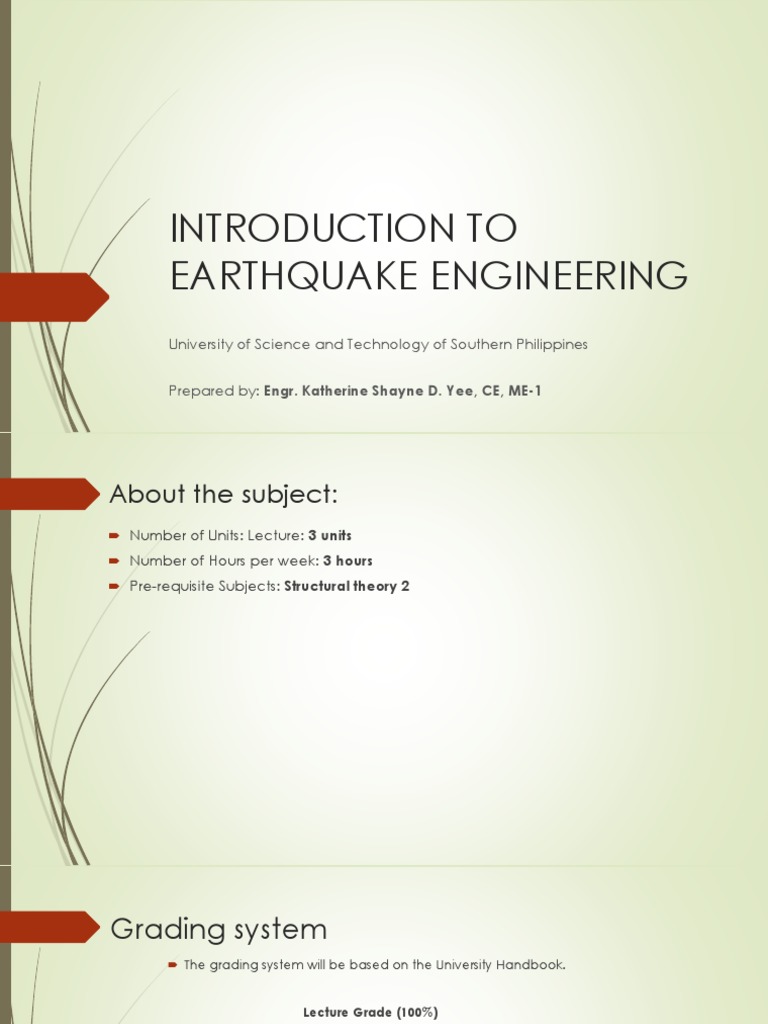 Chapter 1 - Introduction To Seismology | PDF | Earthquakes | Natural ... Chapter 1 - Introduction To Seismology | PDF | Earthquakes | Natural ...