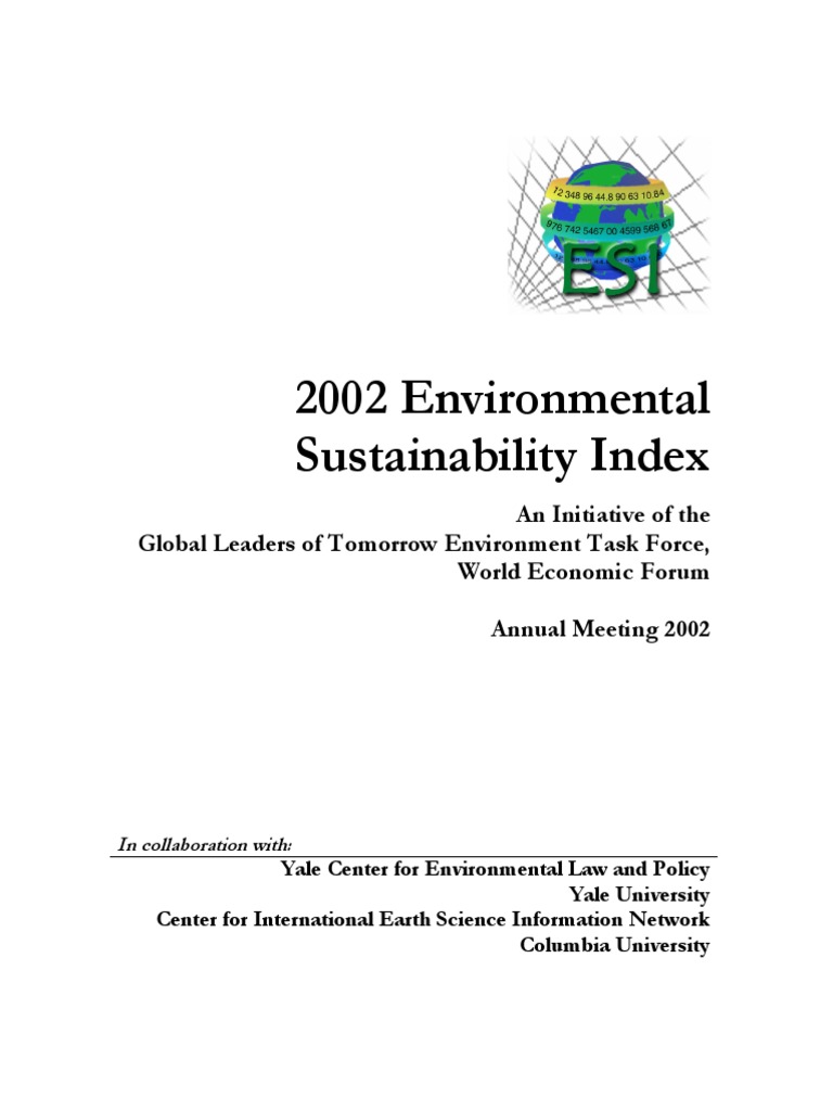 2002 Environmental Performance Index | PDF | Sustainability | Air Pollution