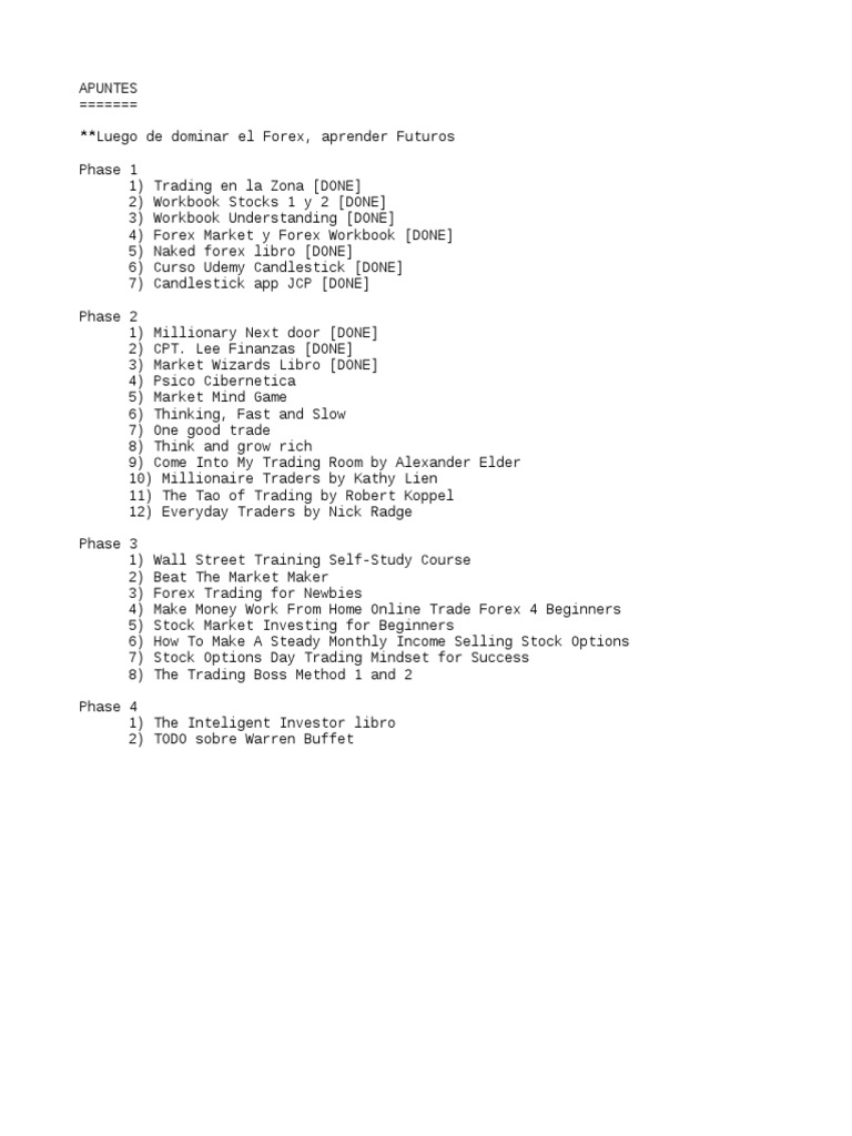 Roadmap To Expertice Trading | PDF