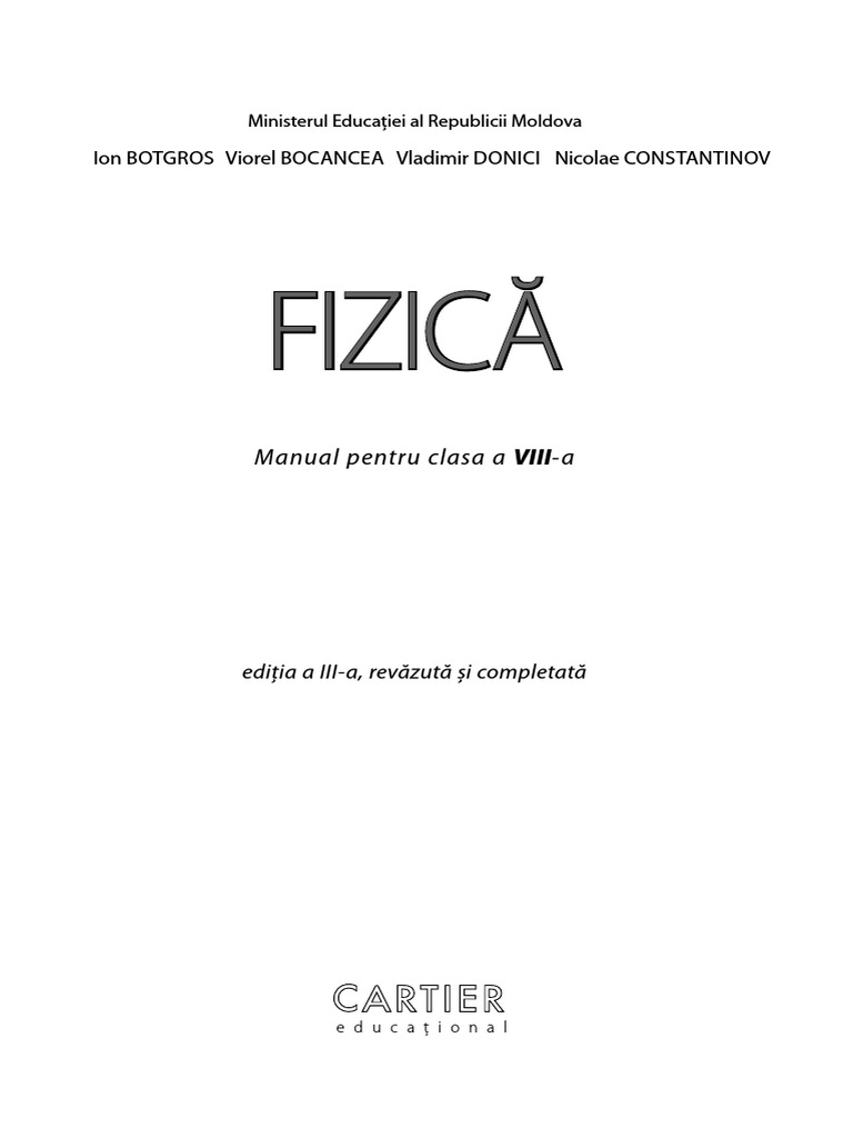 Fizica 8 PDF | PDF