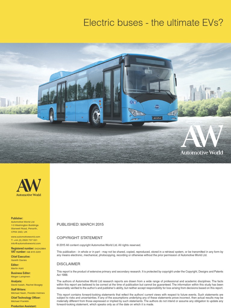 Electric Buses The Ultimate EVs | PDF | Electric Vehicle | Public Transport