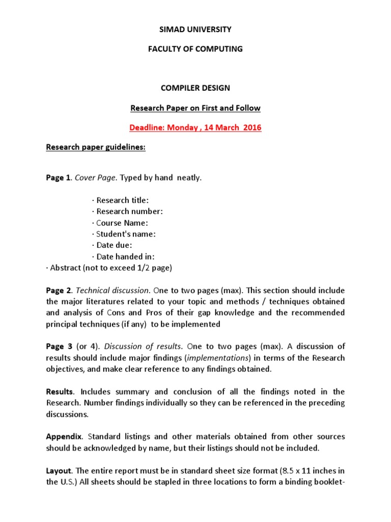Research Compiler Design | PDF | Art