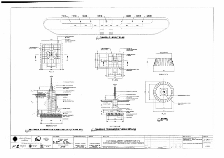 Flag Pole Drawings | PDF