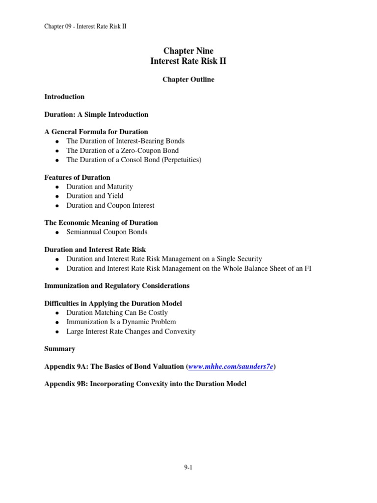 ch9 Solutions PDF | PDF | Bond Duration | Bonds (Finance)