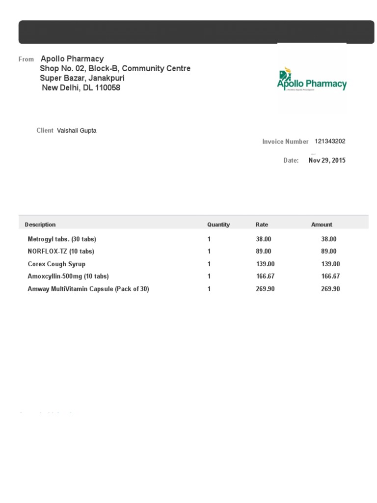 Medical Bill | PDF