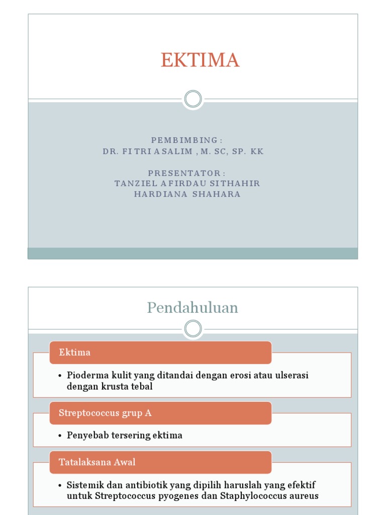 Laporan Kasus Ektima | PDF