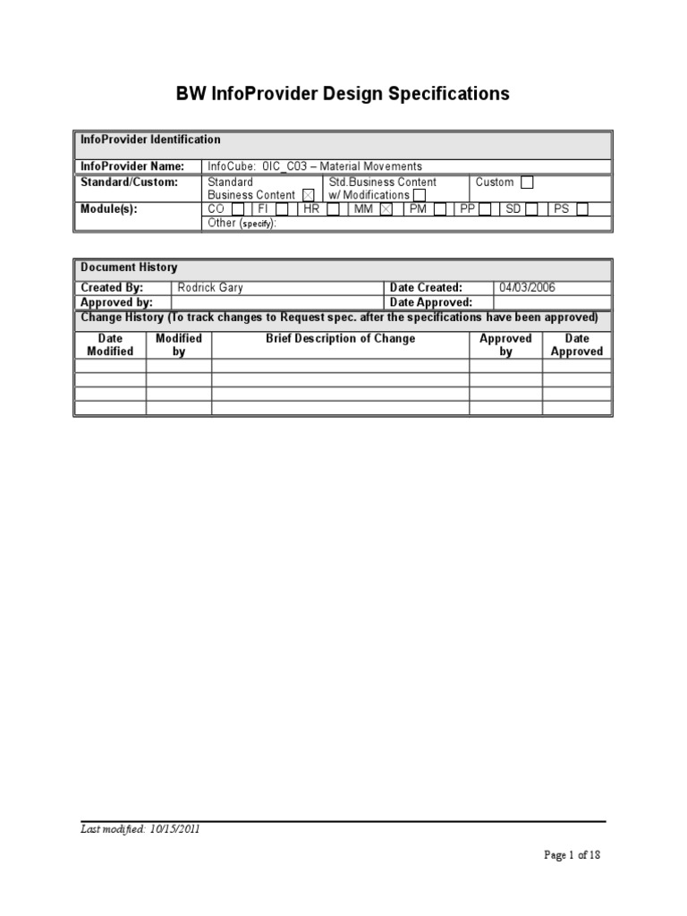 TechSpec-0IC C03 | PDF | Information Technology Management | Computing