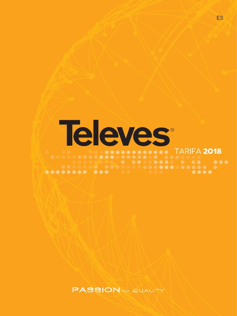 Televes Tarifa2018 - Es | PDF | Iptv | Fibra óptica