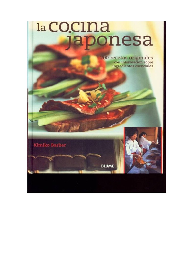 Libro de Cocina Japonesa | PDF