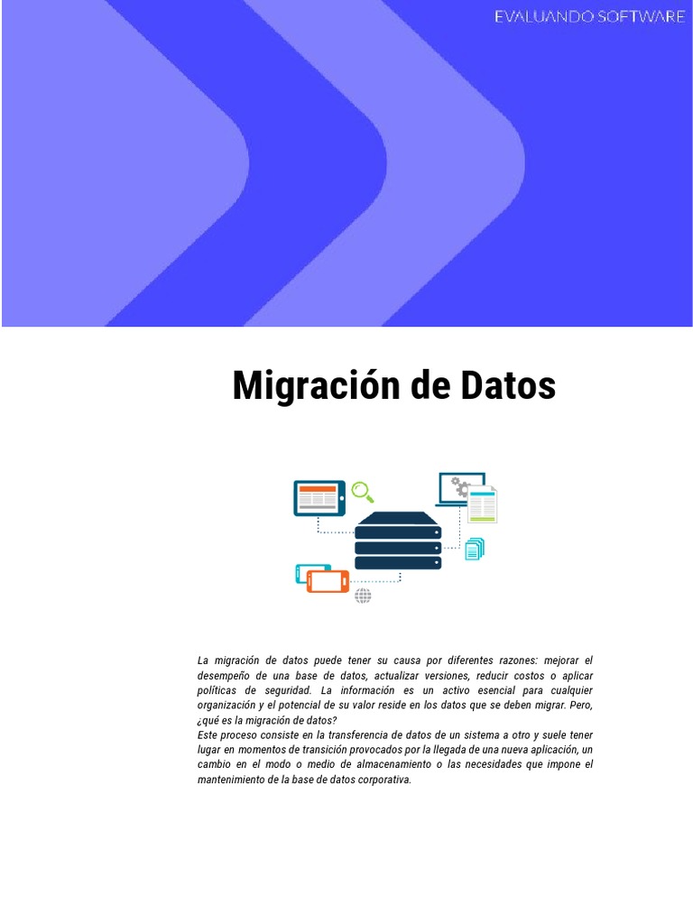 Migración De Datos Migración Humana Calidad Comercial