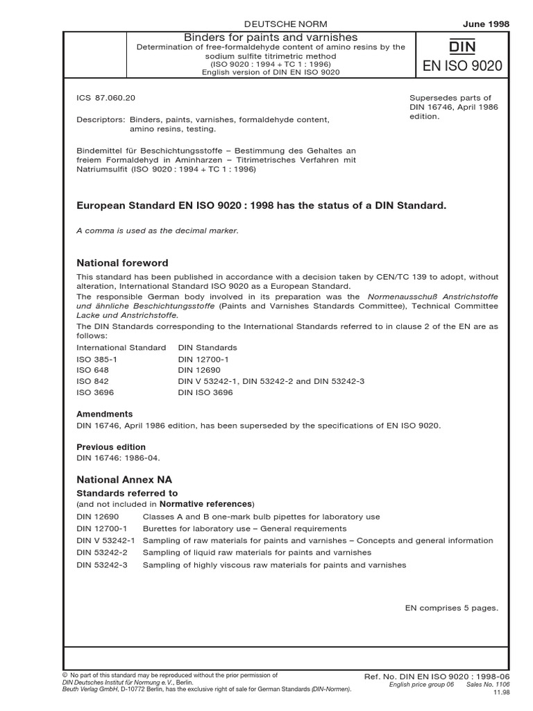 Iso 9020 | PDF | Standards Organization | International Organization ...