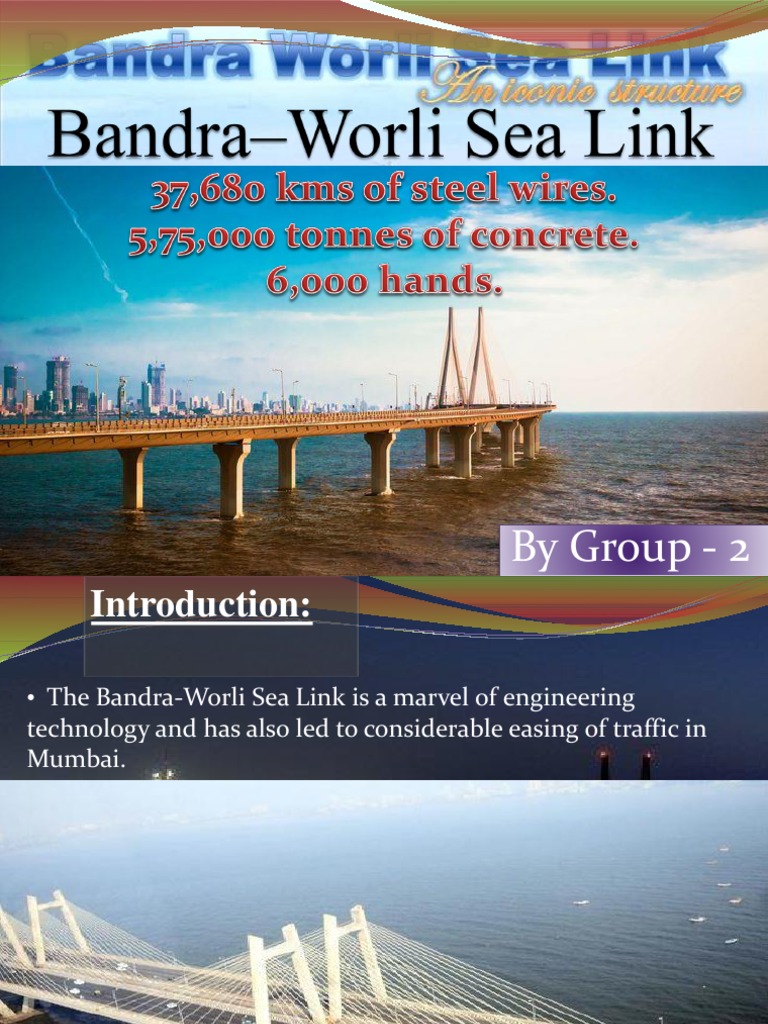 Bandra–Worli Sea Link PPT | Transport | Nature