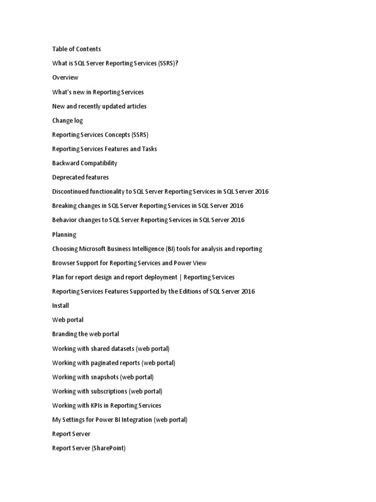 Reportes en SQL Server | PDF | Share Point | Microsoft Sql Server