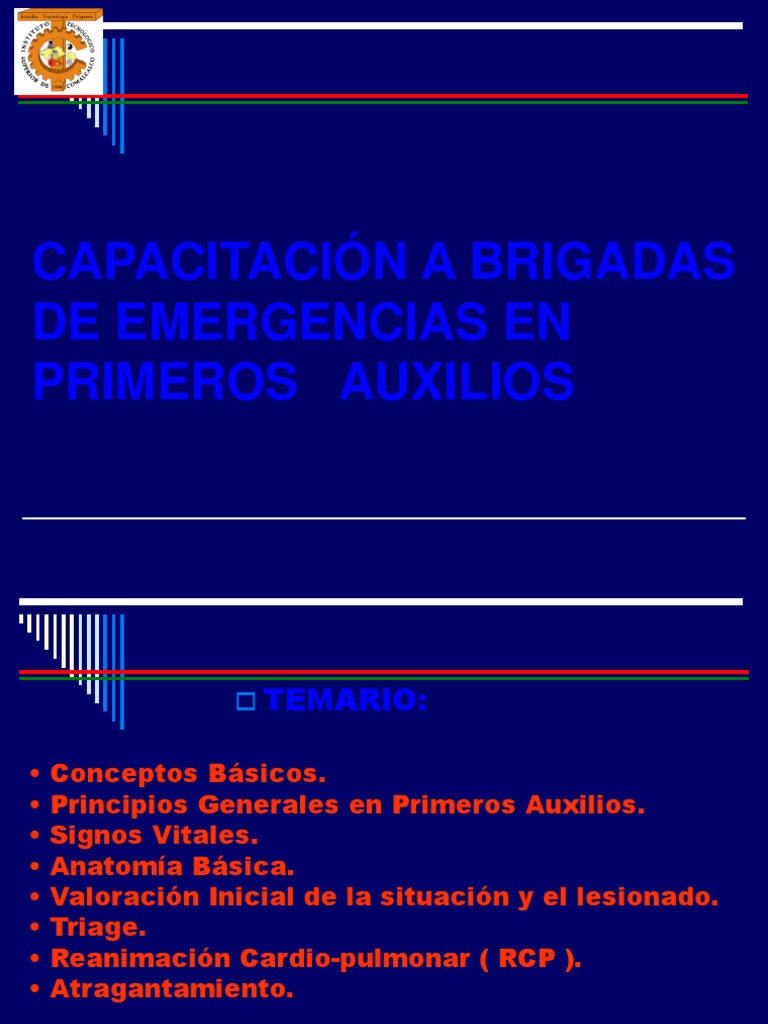 Primeros Auxilios ITSC | PDF | Reanimación cardiopulmonar | Quemar