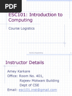 CS 101: Computer Programming and Utilization | PDF | Art