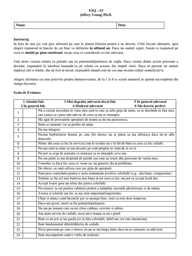 YSQ - S3 - Nou | PDF