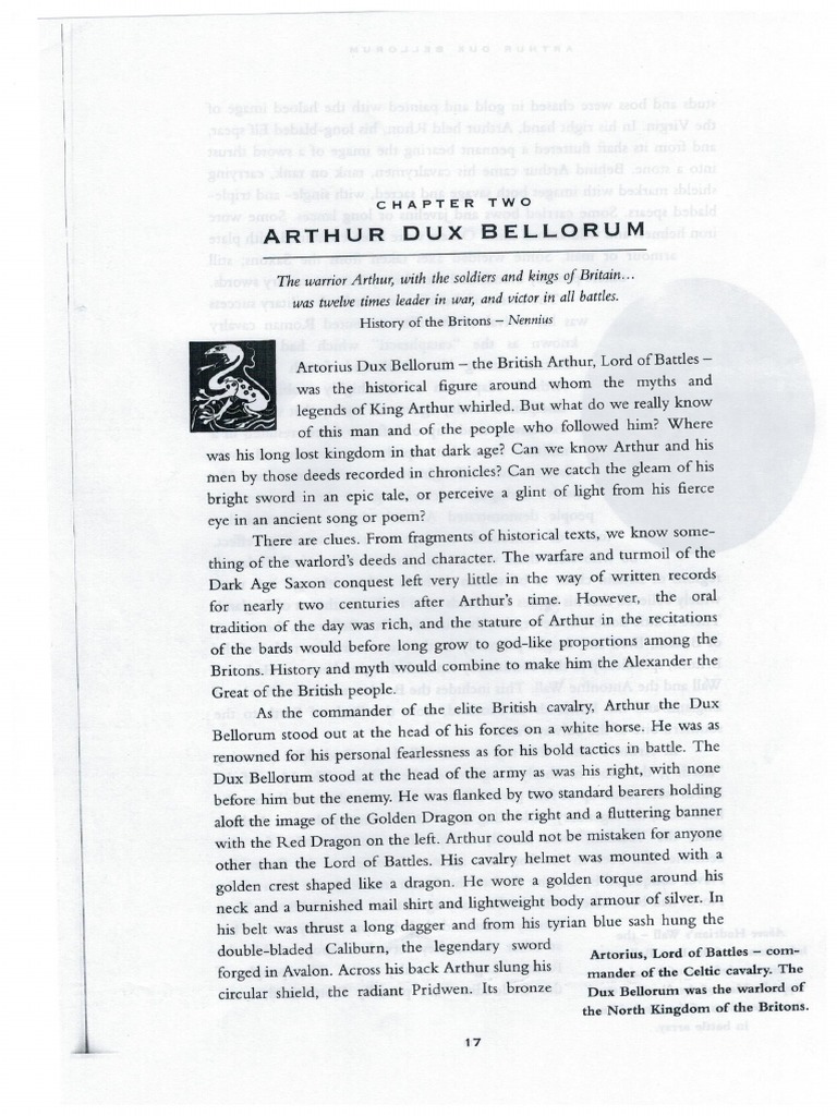 Chapter 2 - Arthur Dux Bellorum | PDF